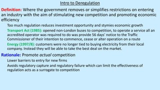 Deregulation | PPTX