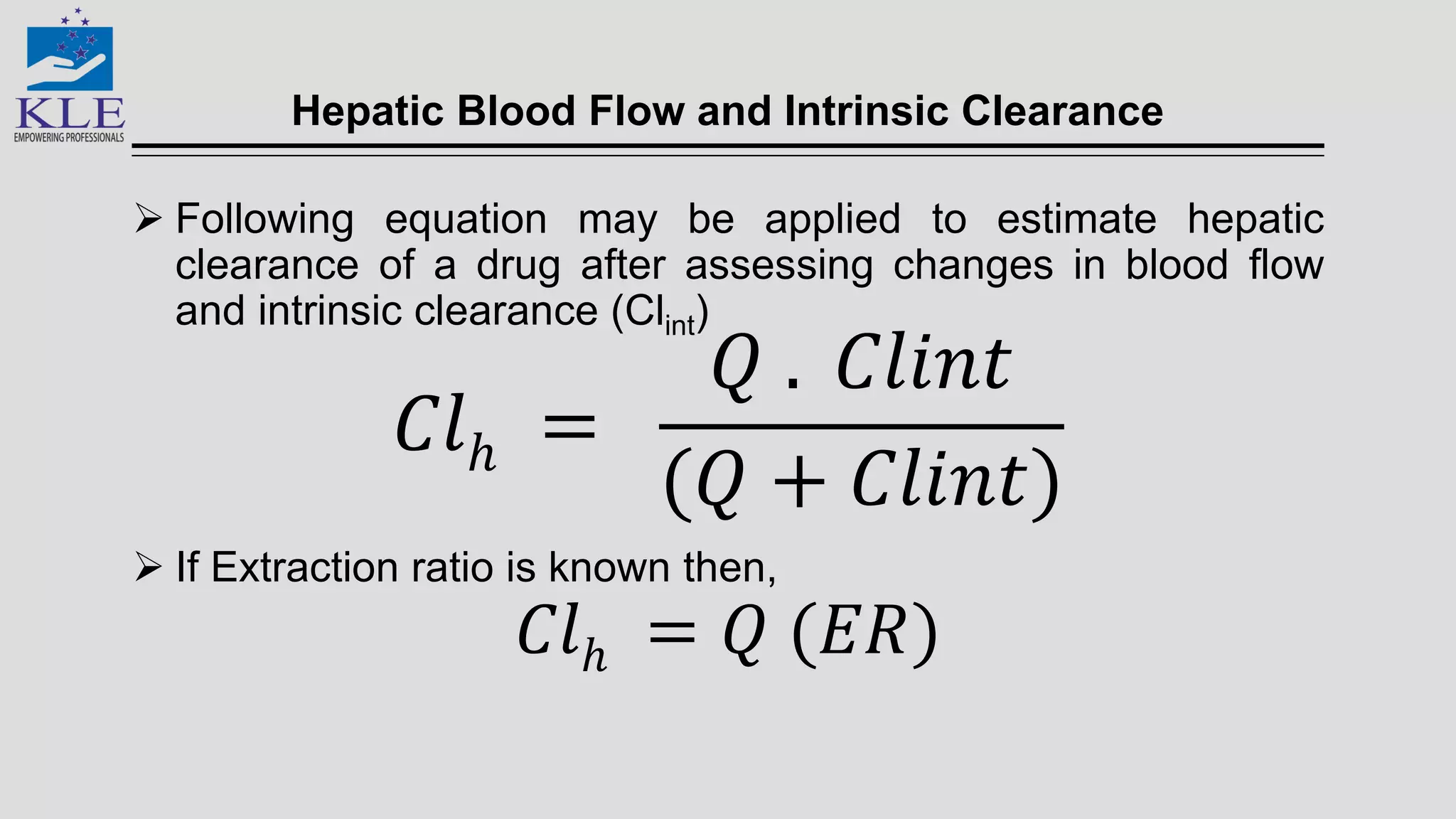 Effects of liver diseases on pharmacokinetics | PDF