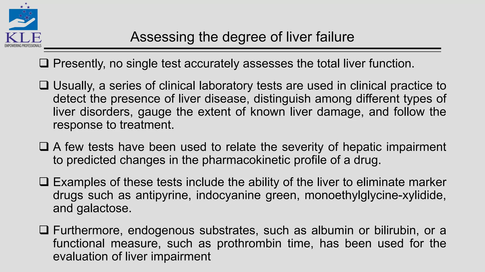 Effects of liver diseases on pharmacokinetics | PDF