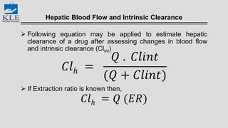 Effects of liver diseases on pharmacokinetics | PDF