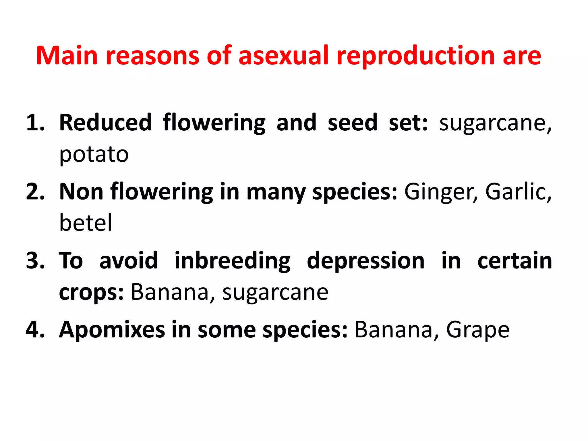 BREEDING METHODS FOR ASEXUALLY PROPAGATED SPECIES | PPTX