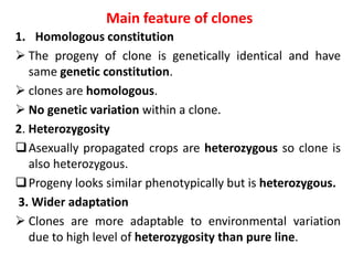 BREEDING METHODS FOR ASEXUALLY PROPAGATED SPECIES | PPTX