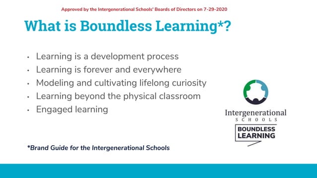 2020 - 2021 Boundless Learning School Reopening Plan | PPT