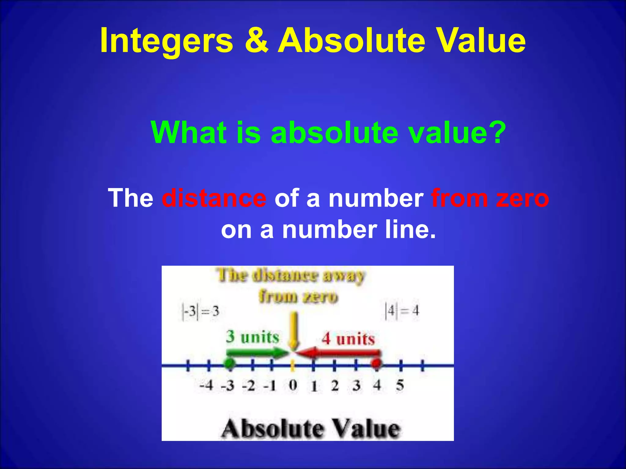 Absolute Value Notes | PPTX