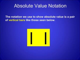 Absolute Value Notes | PPTX
