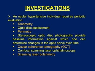 Ocular Hypertension | PPT | Eye and Vision Conditions | Diseases and ...