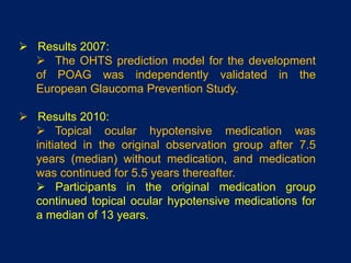 Ocular Hypertension | PPT | Eye and Vision Conditions | Diseases and ...