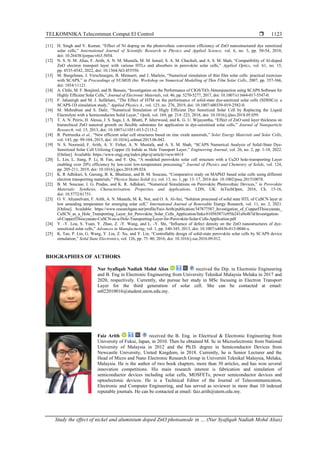 Study the effect of nickel and aluminium doped ZnO photoanode in DSSC | PDF | Chemistry | Science