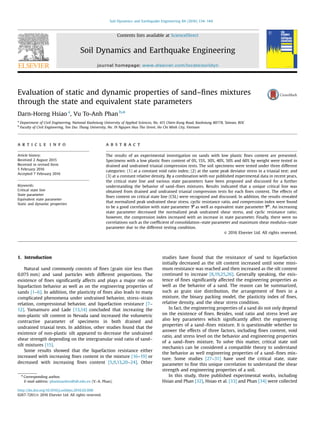 20. Evaluation of static and dynamic properties of sand–fines mixtures.pdf