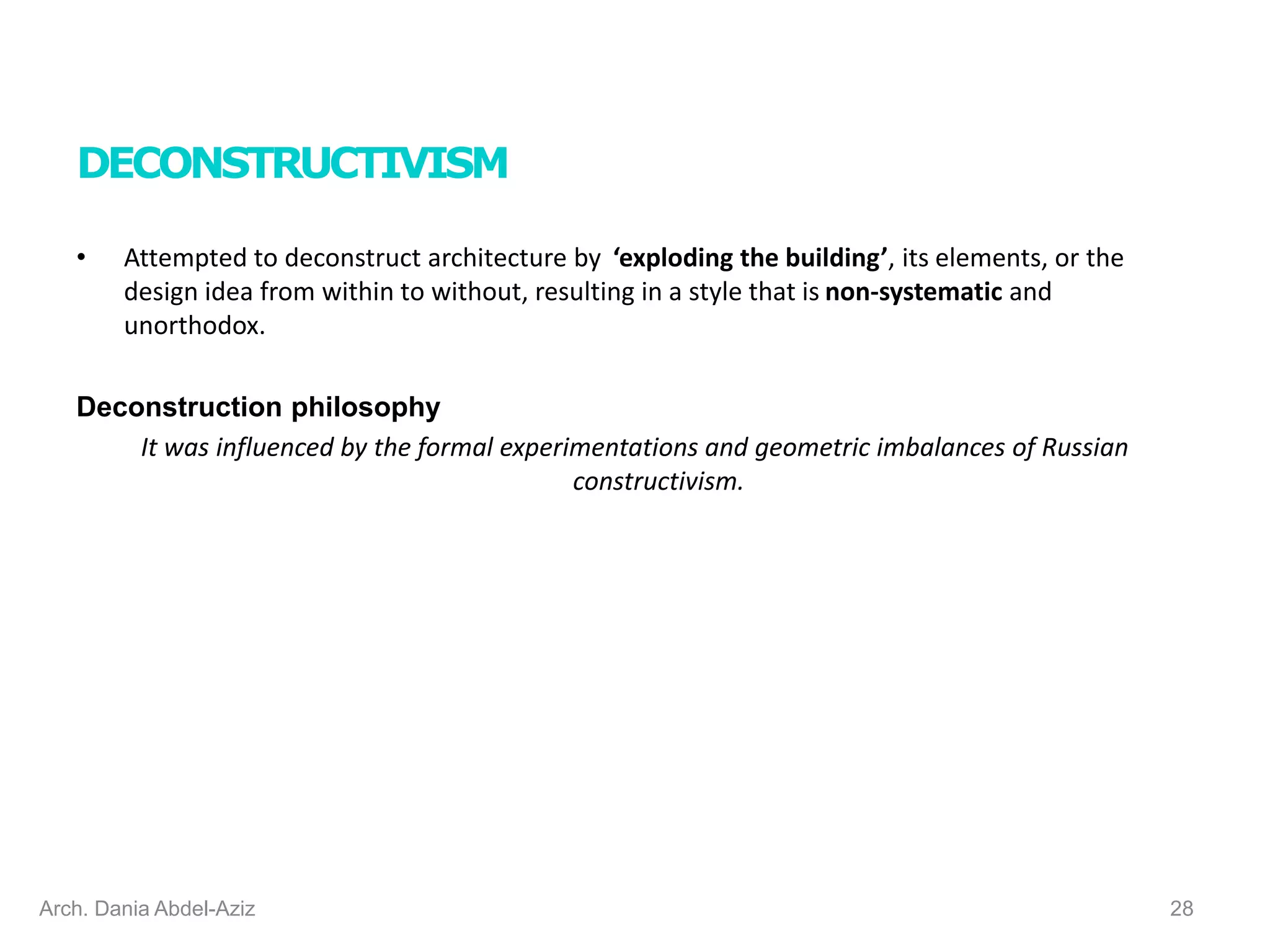 history of contemporary architecture - 20. Post Modern Movement, High ...