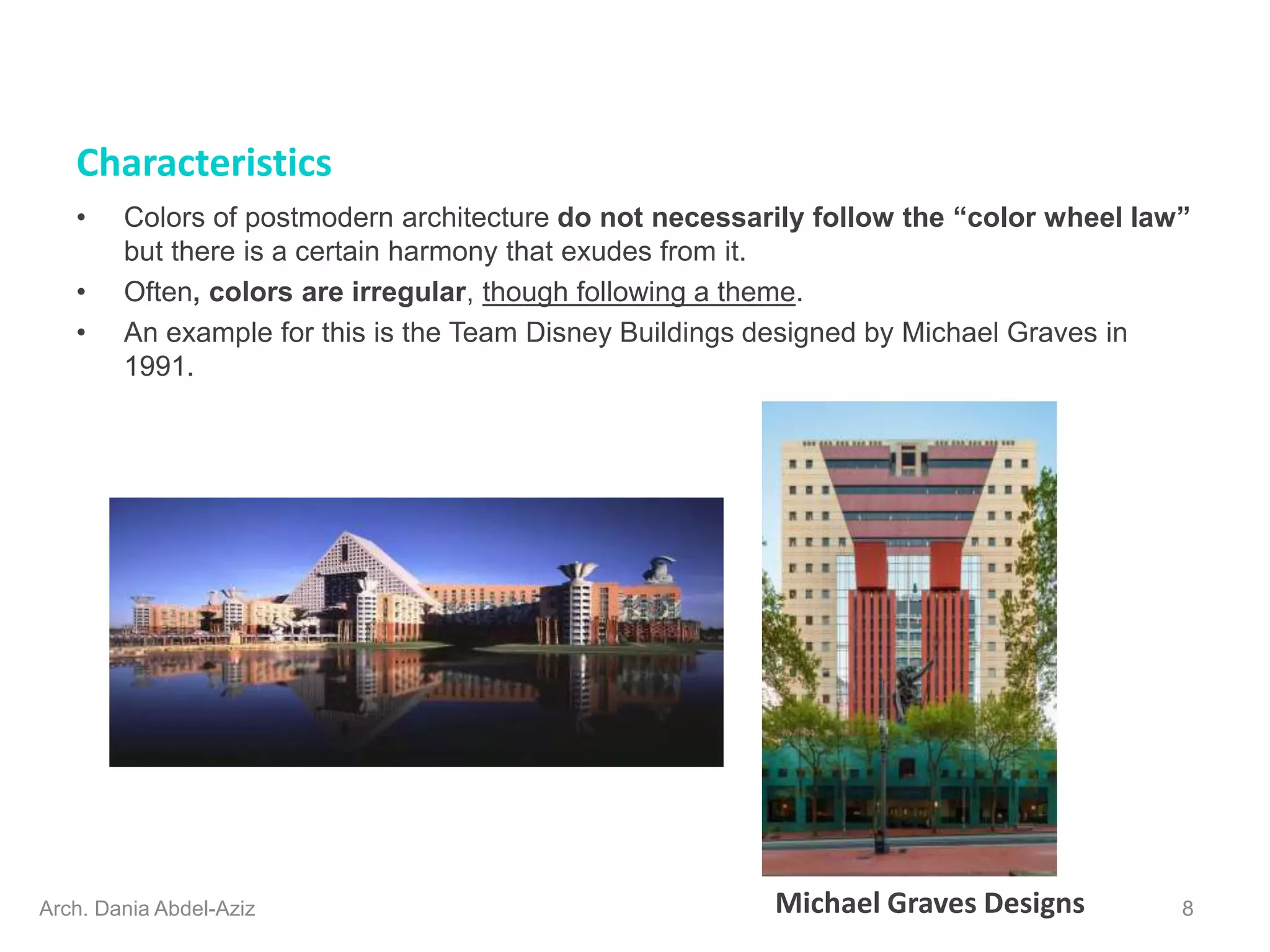 history of contemporary architecture - 20. Post Modern Movement, High ...