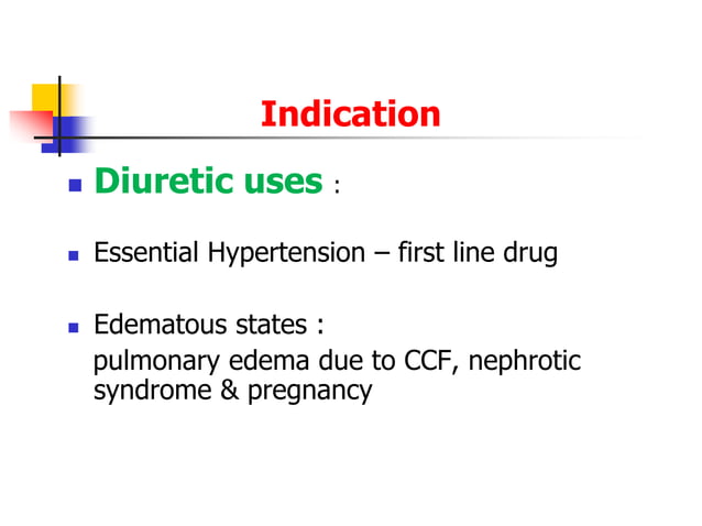 20.Diuretics & Antidiuretics.ppt | Chemistry | Science