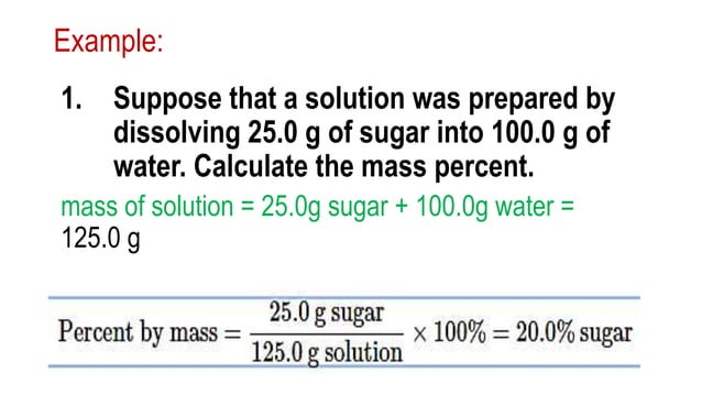 20. Concentration Units.pptx | Chemistry | Science