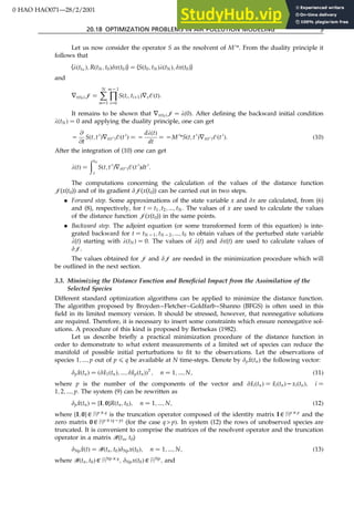 20.18 Optimization Problems In Air Pollution Modeling | PDF