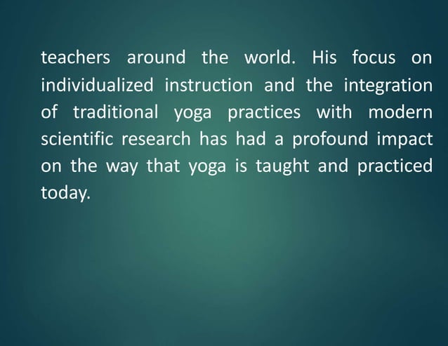 T.K.V. Desikachar life history and his teachings.pptx | Hinduism ...