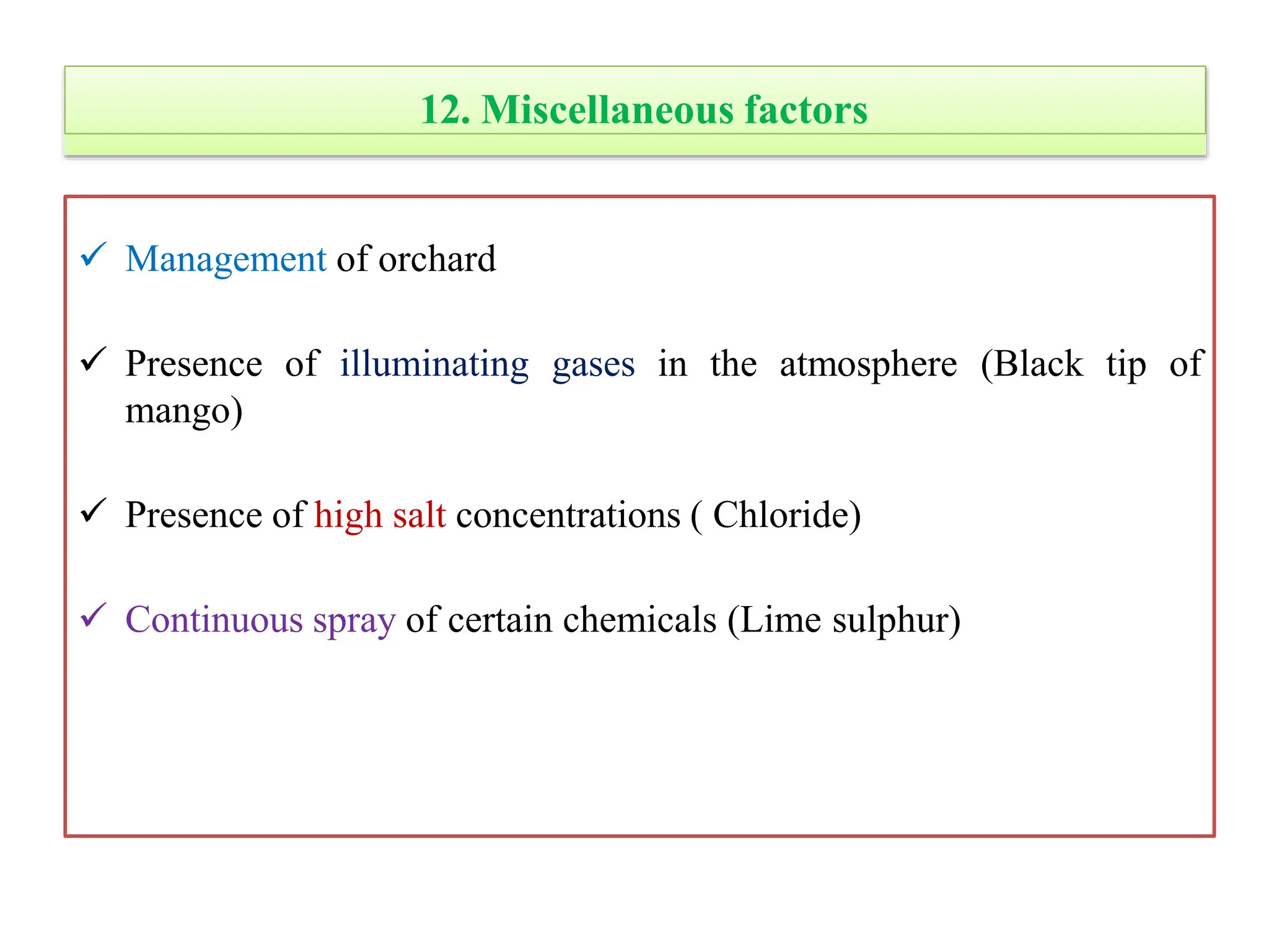 20. Unfruitfullness: its Causes and Control measures pptx | PPTX
