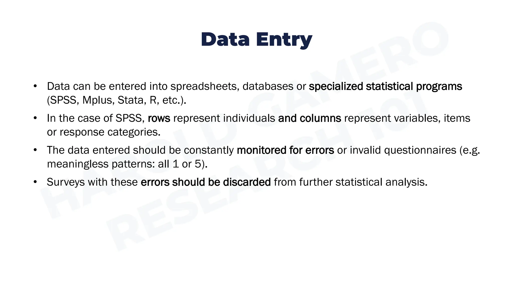 Research 101: Quantitative Data Preparation | PDF