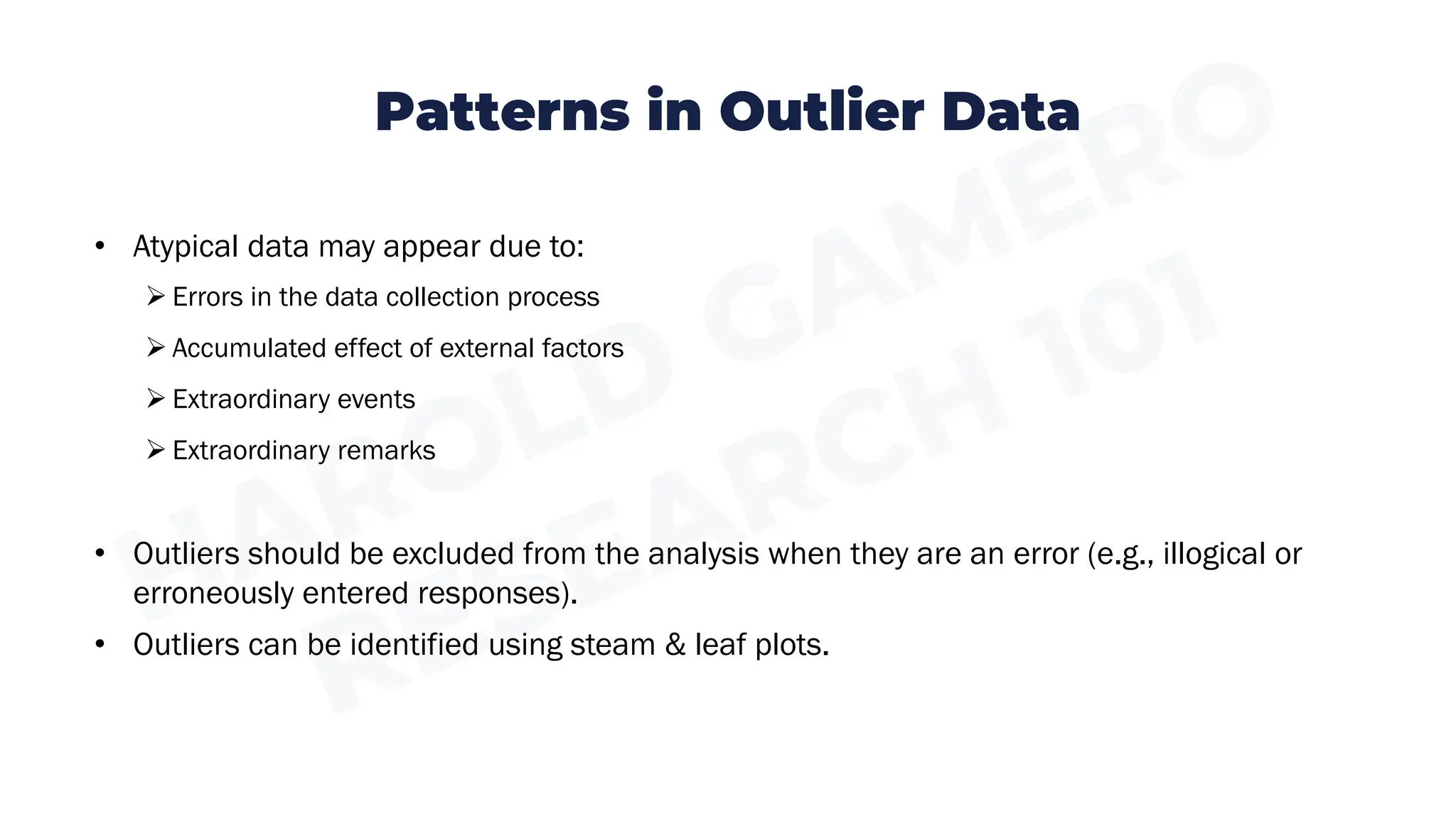 Research 101: Quantitative Data Preparation | PDF