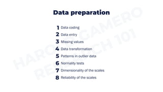 Research 101: Quantitative Data Preparation | PDF