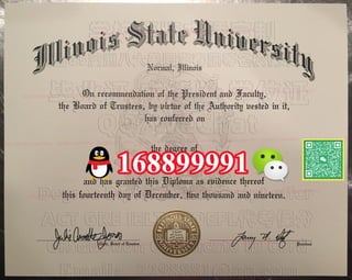 Illinois State University degree offer diploma Transcript | PDF ...