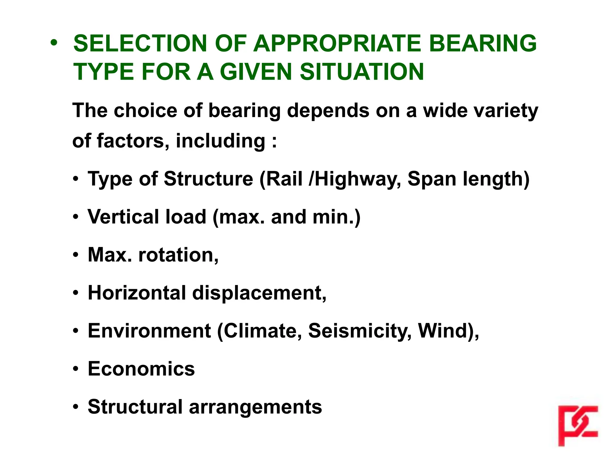 DESIGN OF BEARINGS ANJANEYULU bridge bearing | PPT