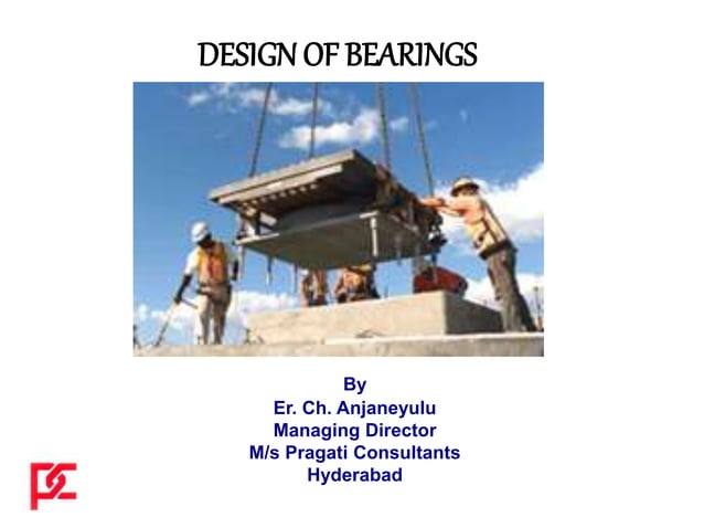 DESIGN OF BEARINGS ANJANEYULU bridge bearing | PPT