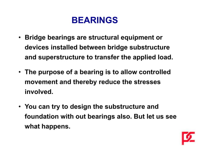 DESIGN OF BEARINGS ANJANEYULU bridge bearing | PPT