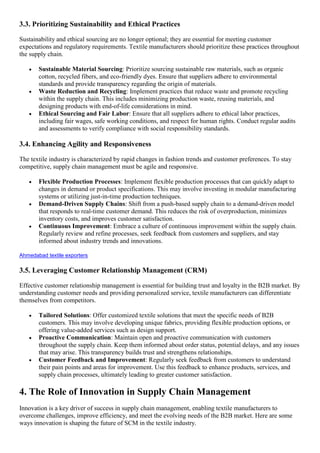 The Importance of Supply Chain Management in Textile Manufacturing ...