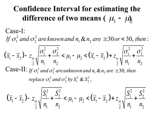 . Estimation Of Parameters presentation pptx | PPTX