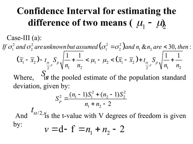 . Estimation Of Parameters presentation pptx | PPTX