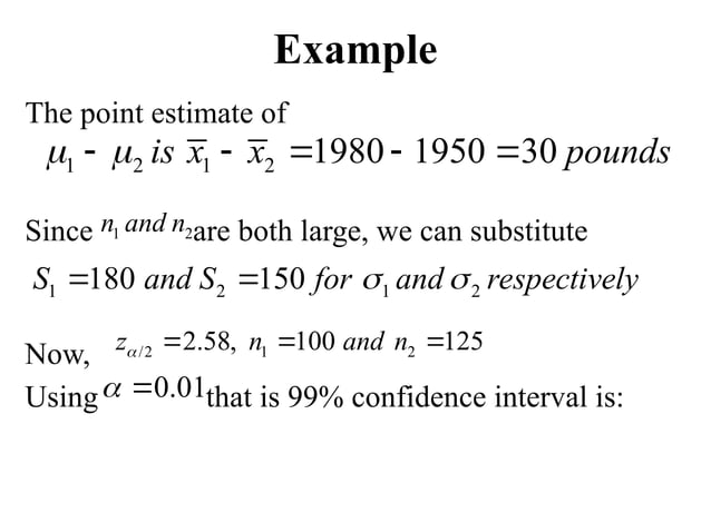 . Estimation Of Parameters presentation pptx | PPTX
