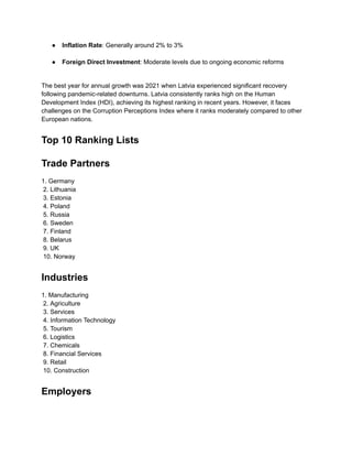 Top-10- Ranking- Riga- Latvia- Education | PDF
