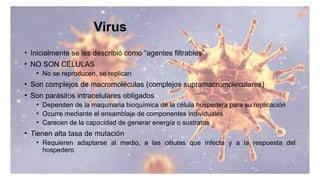 Microbiología I - Generalidades de los virus | PPTX