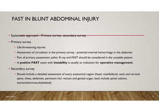 Focused assessment with sonography For trauma | PDF