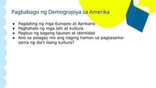 Araling panglipunan sa ika-walong baitang | PPTX