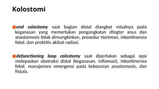Intestinal stoma powerpoint illeostomy colostomy | PPTX