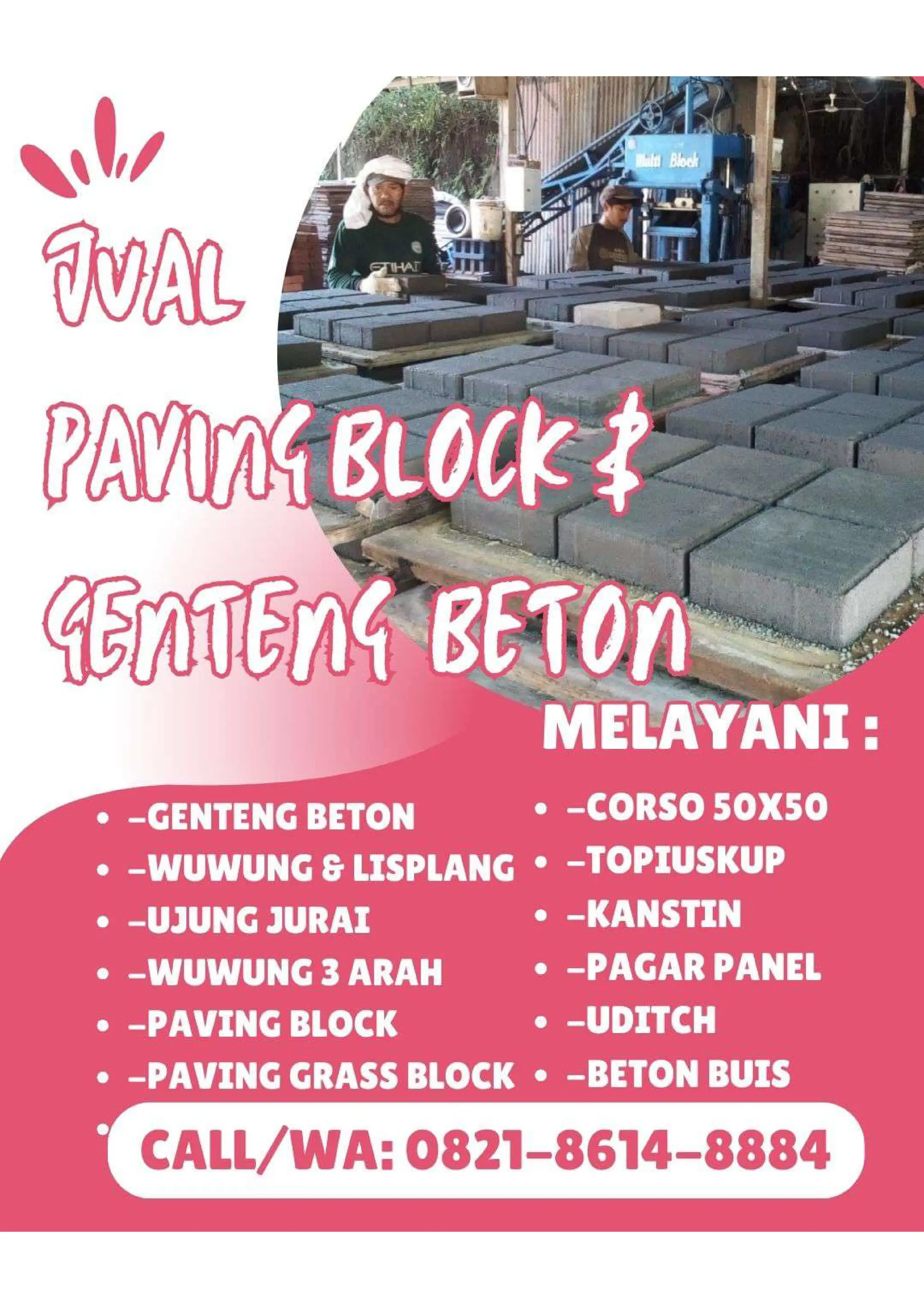 Paving Block Finishing Halus, Tampilan Mewah dan Rapi. | PDF