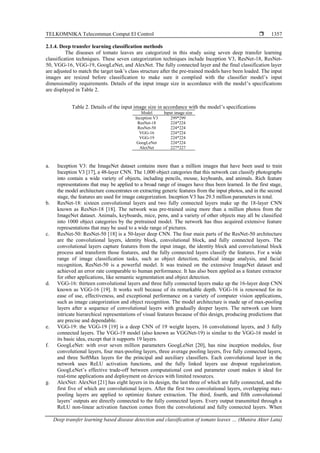 Deep transfer learning based disease detection and classification of ...