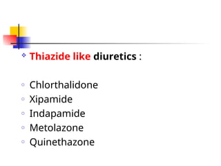 Diuretics & Antidiuretics............ppt