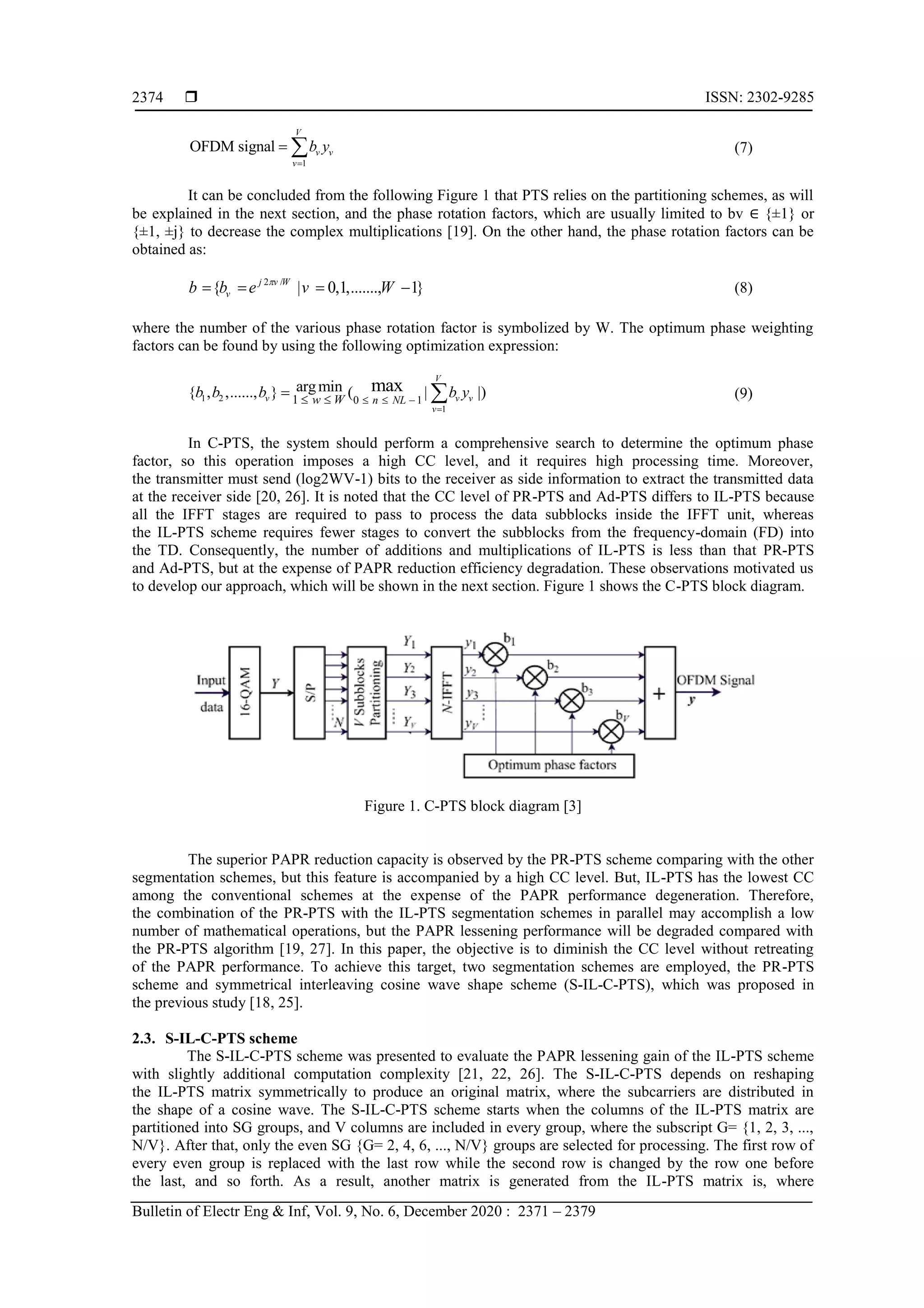 A Low Complexity Partial Transmit Sequence Approach Based On Hybrid Segmentation Scheme Pdf 