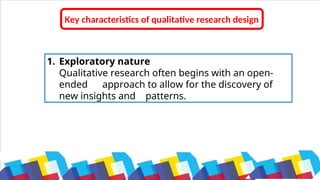 Comprehensive Guide to Qualitative Research Design and Methods | PPT