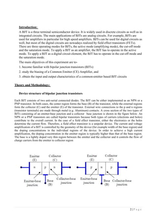 Study of Transistor Characteristics in Common Emitter Amplifier.pdf