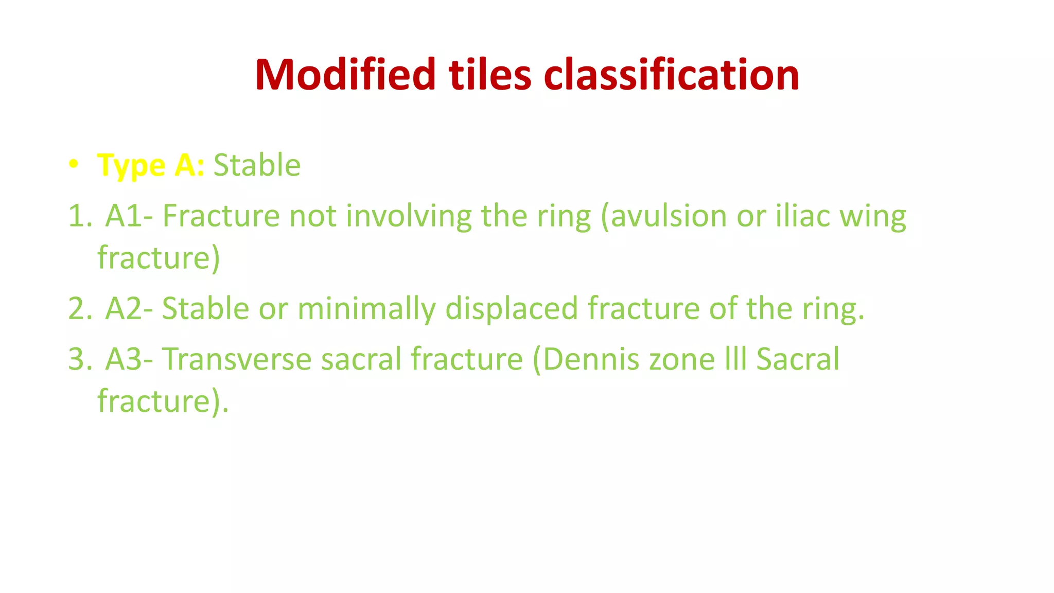 classification of pelvic fracture | PPTX