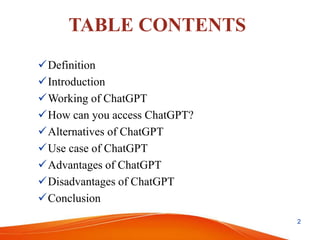 chatgpt .......................................... | PPTX