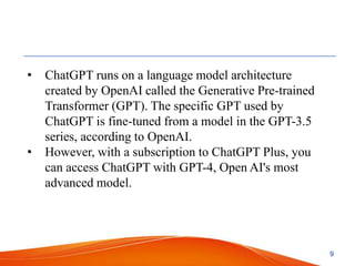 chatgpt .......................................... | PPTX | Internet for Beginners | Internet