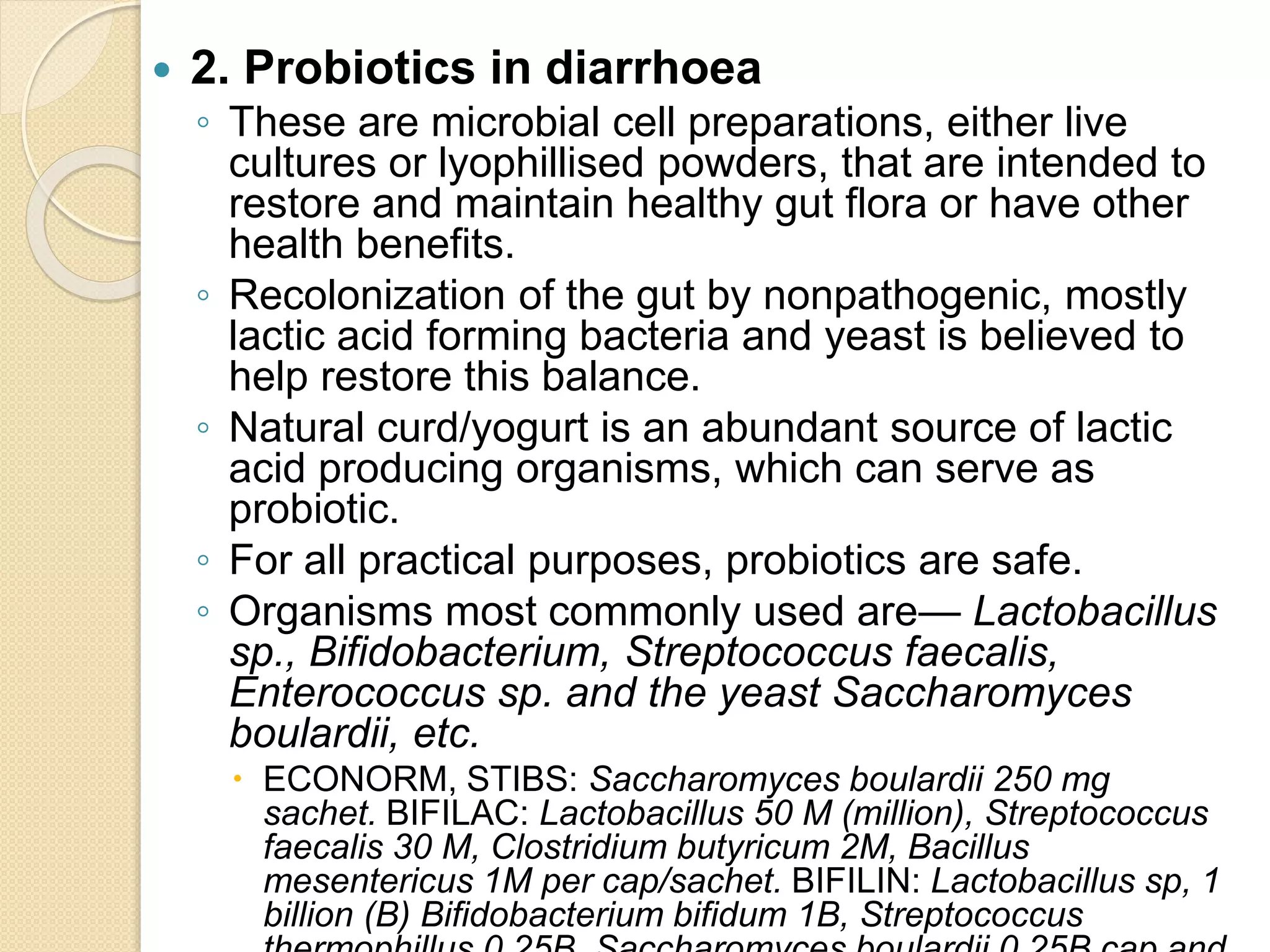 Antidiarrhoeals Drugs | PPTX