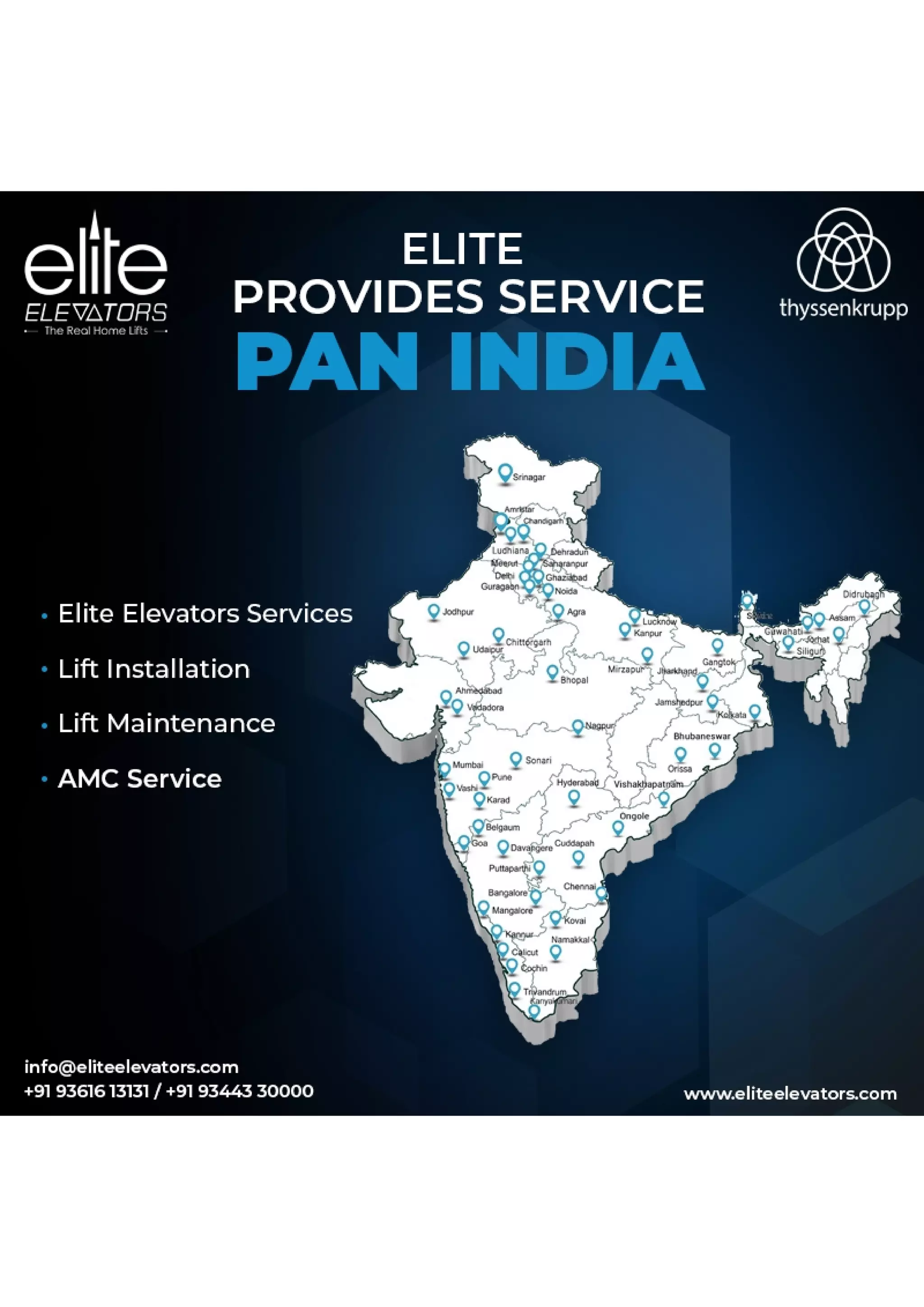 PAN India - Elite Elevators | PDF