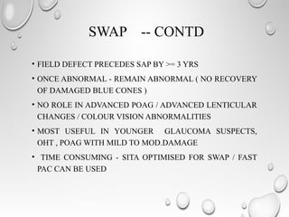 Automated-perimetry - Brief review and basics | PPT