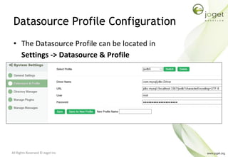 Joget Workflow v6 Training Slides - 20 - Basic System Administration | PPT