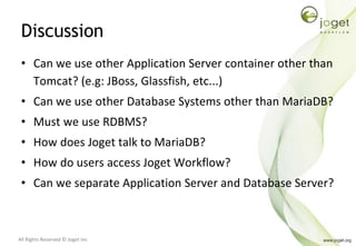 Joget Workflow v6 Training Slides - 20 - Basic System Administration | PPT